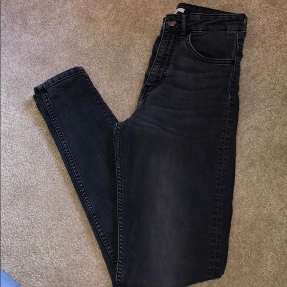 H&M | Jeans | Faded Gray High Waisted Jean | Poshmark